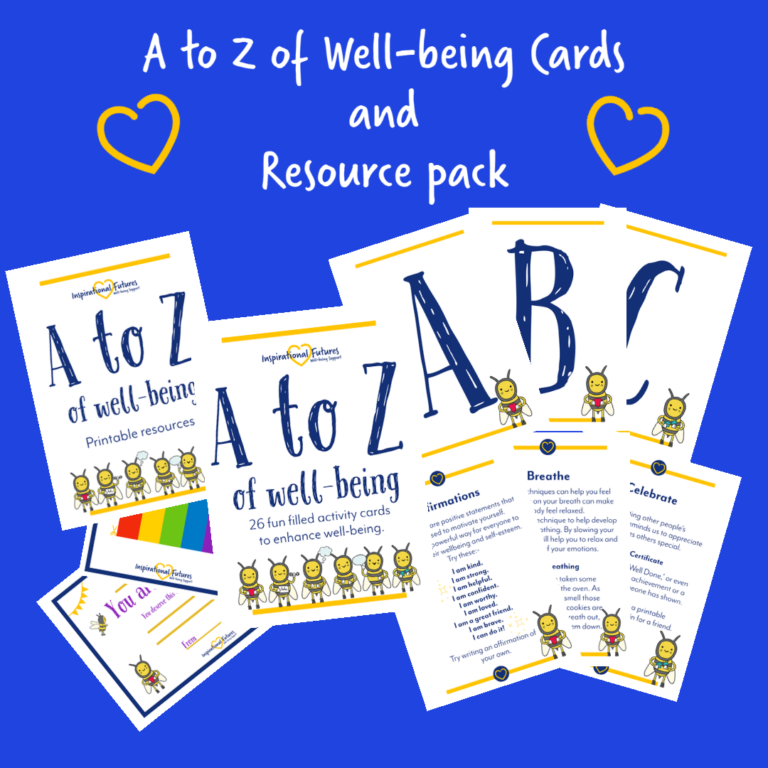 A-Z of well-being cards and printed resource booklet - Inspirational ...